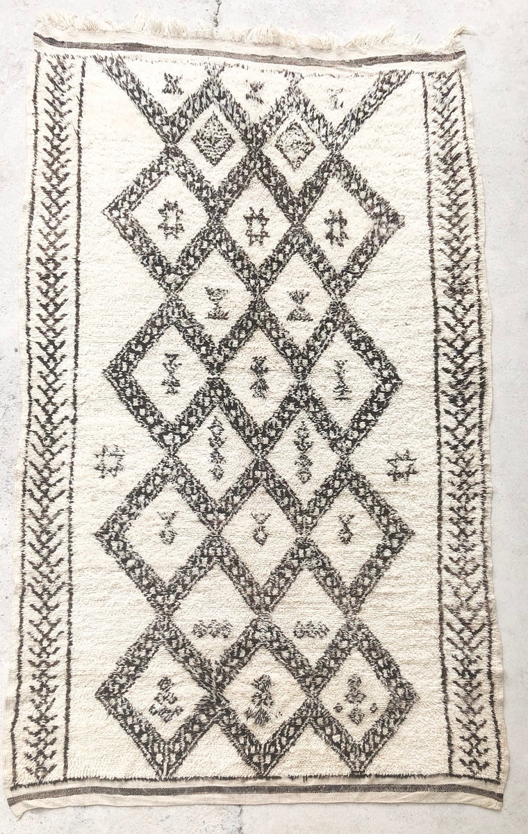 Vintage Moroccan Berber rug from Eco from the past - Winter Haze